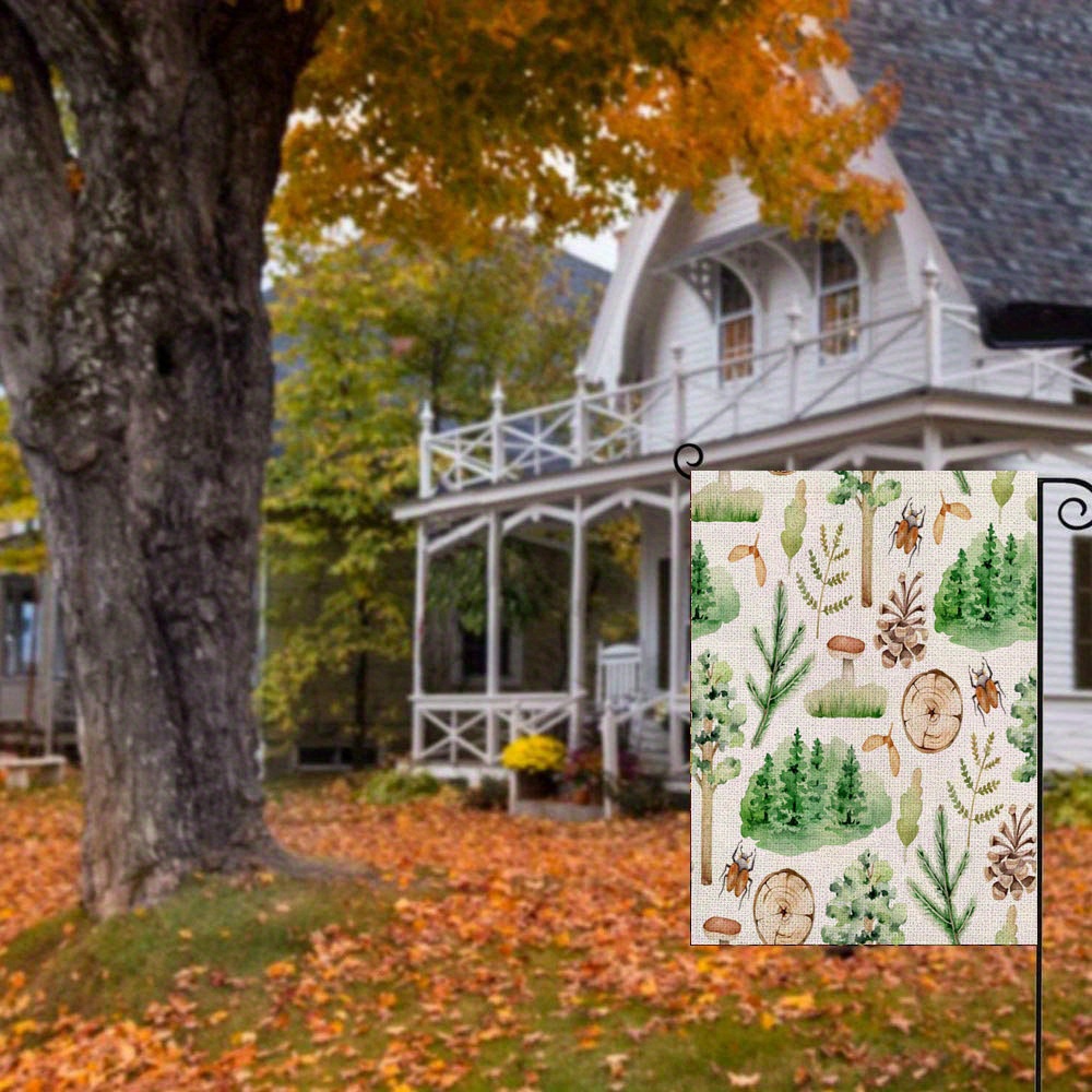 Forest Retro Train Welcome Garden Flag Double Sided Outside - Temu ...