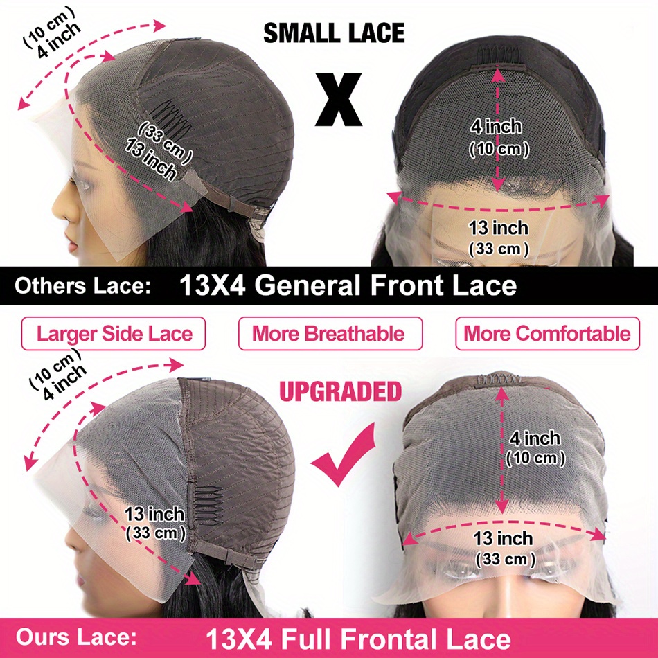 short bob wigs human hair 13x4 lace front wigs 150 density - Temu Ireland