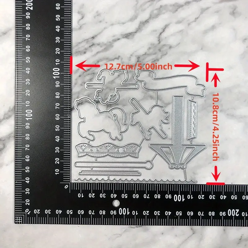 1pc カルーセル金属切削ダイスと テンシル Diy フォトアルバムダ エンボス紙カー Temu Japan