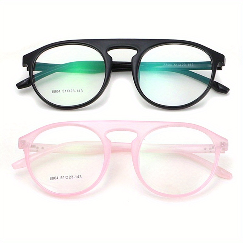 Classic Unique Upper Bridge Round Tr Frame Glasses For Men Women ...