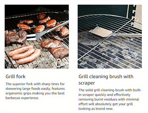 Bbq Grill Tools Set Extra Thick Stainless Steel Fork - Temu Australia