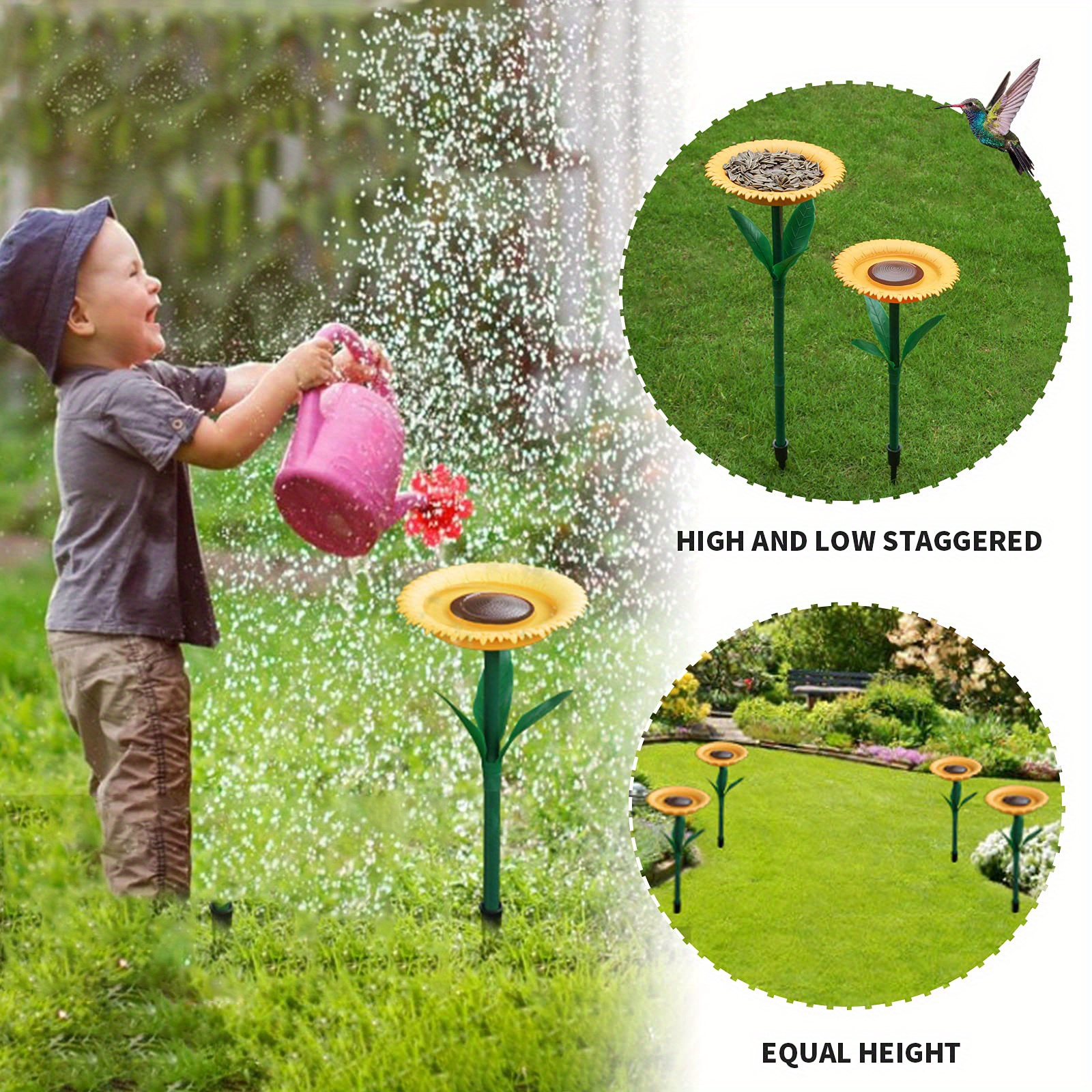 Brighten Garden A Sunflower shaped Outdoor Bird Feeder Boxed - Temu