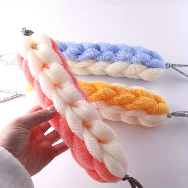 Back Bath Sponge Shower Body Strap Flower Mesh Net - Temu Ireland