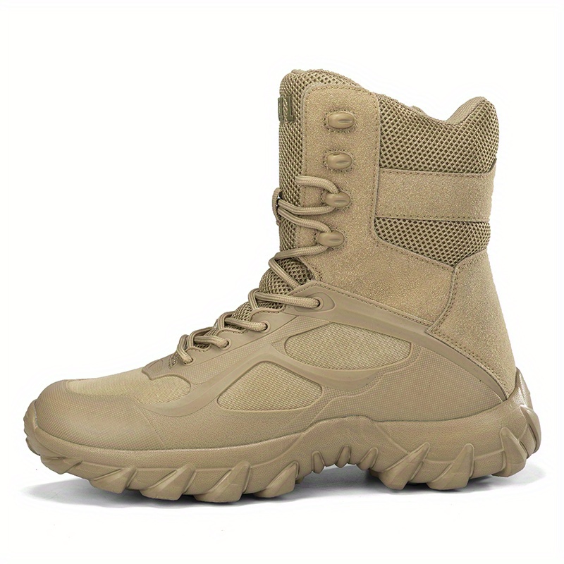 Men's High Top Lightweight Tactical Boots Military Combat Boots | Shop ...