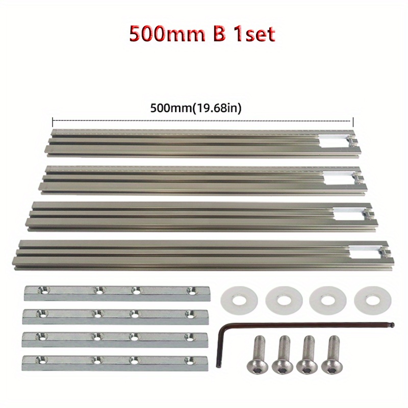 1 Set Trimming Machine Milling Groove Engraving Guide Rail Adjustable ...