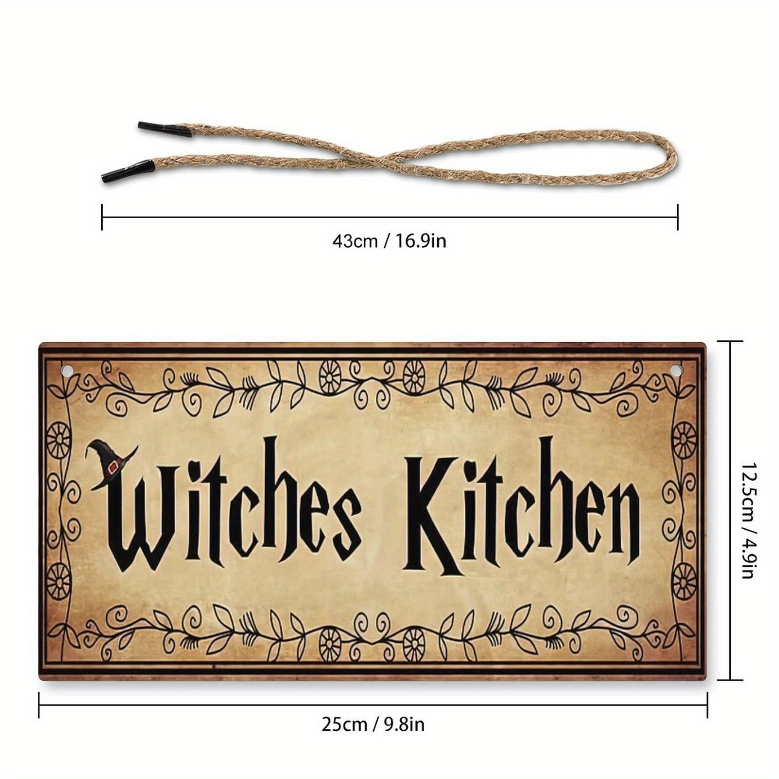 Halloween Witch Kitchen Decor Sign Wall Decor Home Halloween - Temu ...