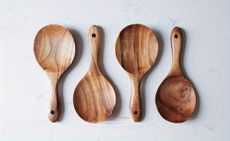 wooden rice paddle kitchen utensils kitchen gadgets kitchen - Temu ...