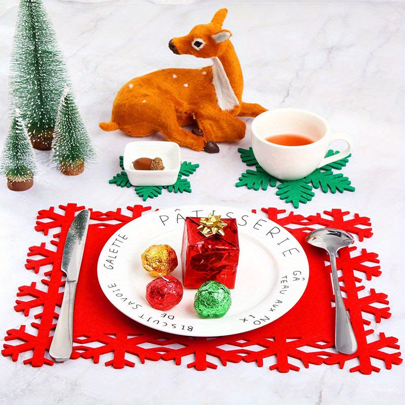 Hotel Table Mats Coasters Family Dining Mats Christmas - Temu United ...