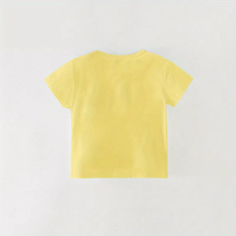 Camisetas De Para Niños Pequeños Y Niñas Camisetas Casuales Temu Mexico