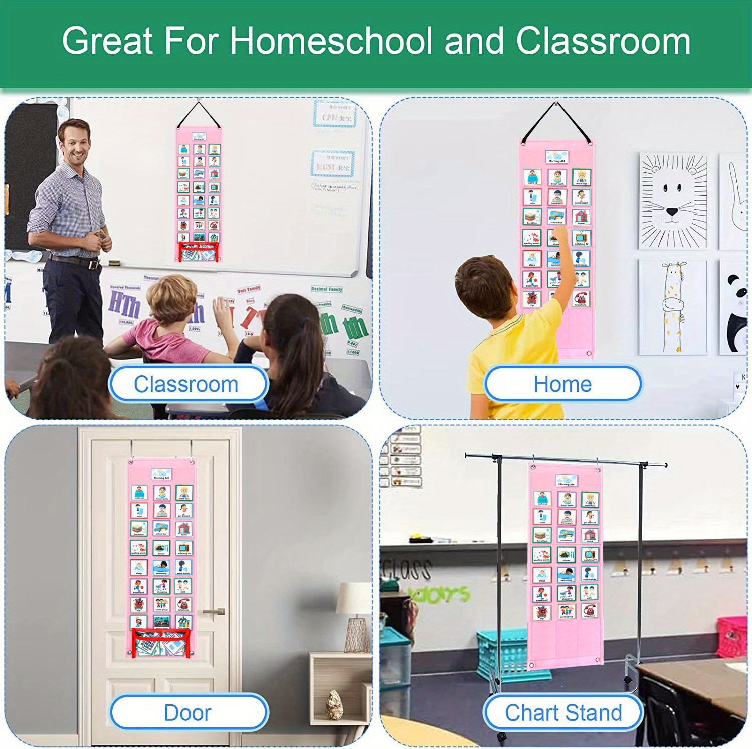 Children's Visual Schedule 1 Daily Visual Planner 70 - Temu