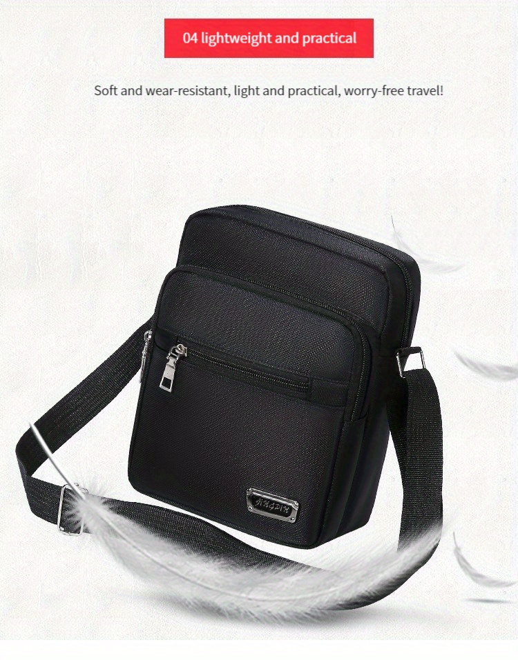 Men's Multi layer Messenger Bag Large Capacity - Temu Netherlands
