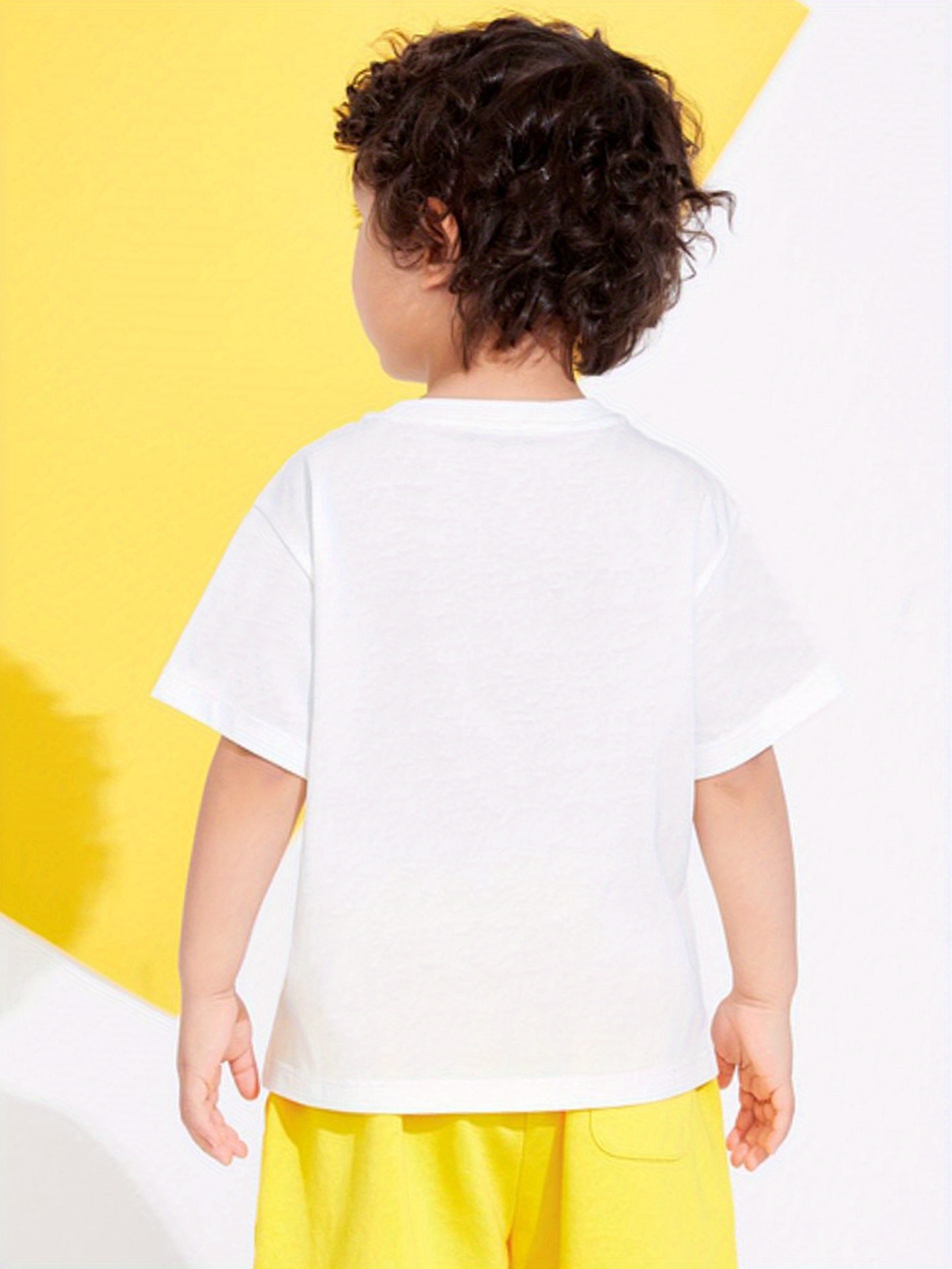 Boys King Print Plain Color T Shirt Crew Neck Breathable Comfortable Tees Tops Clothings For ...