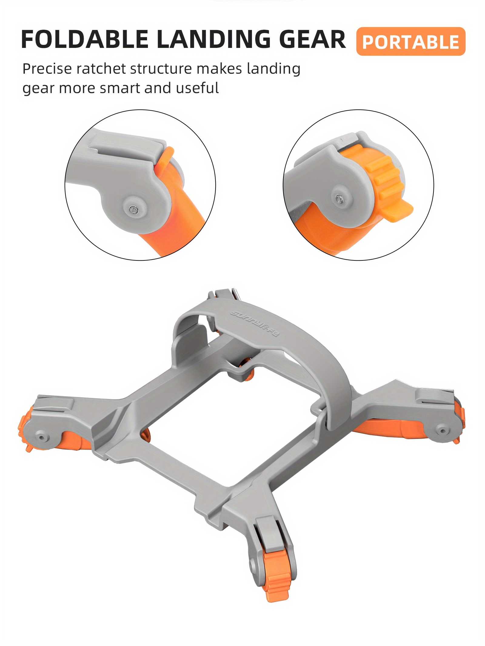 secure your with foldable spider landing gear for 3 pro | temu Temu
