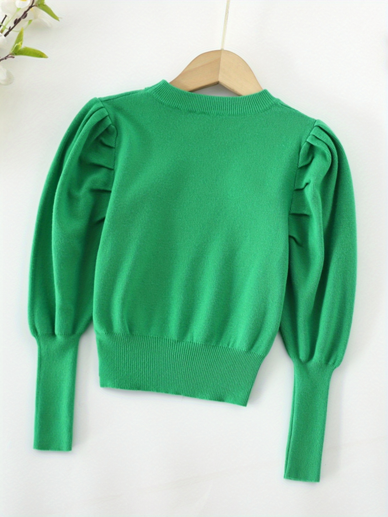 Girls' Soft Comfy Knitted Leg Muttoon Shaped Long Sleeve - Temu Australia