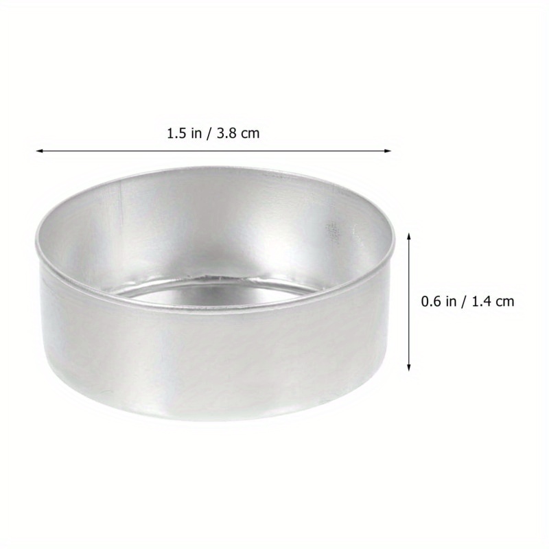Aluminum Tea Lights Cups Empty Case Candle Wax Containers - Temu United ...