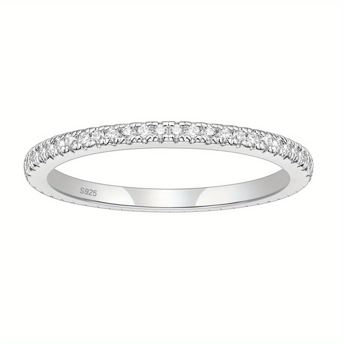 S925 5a Cubic Zirconia Full - Temu Norway