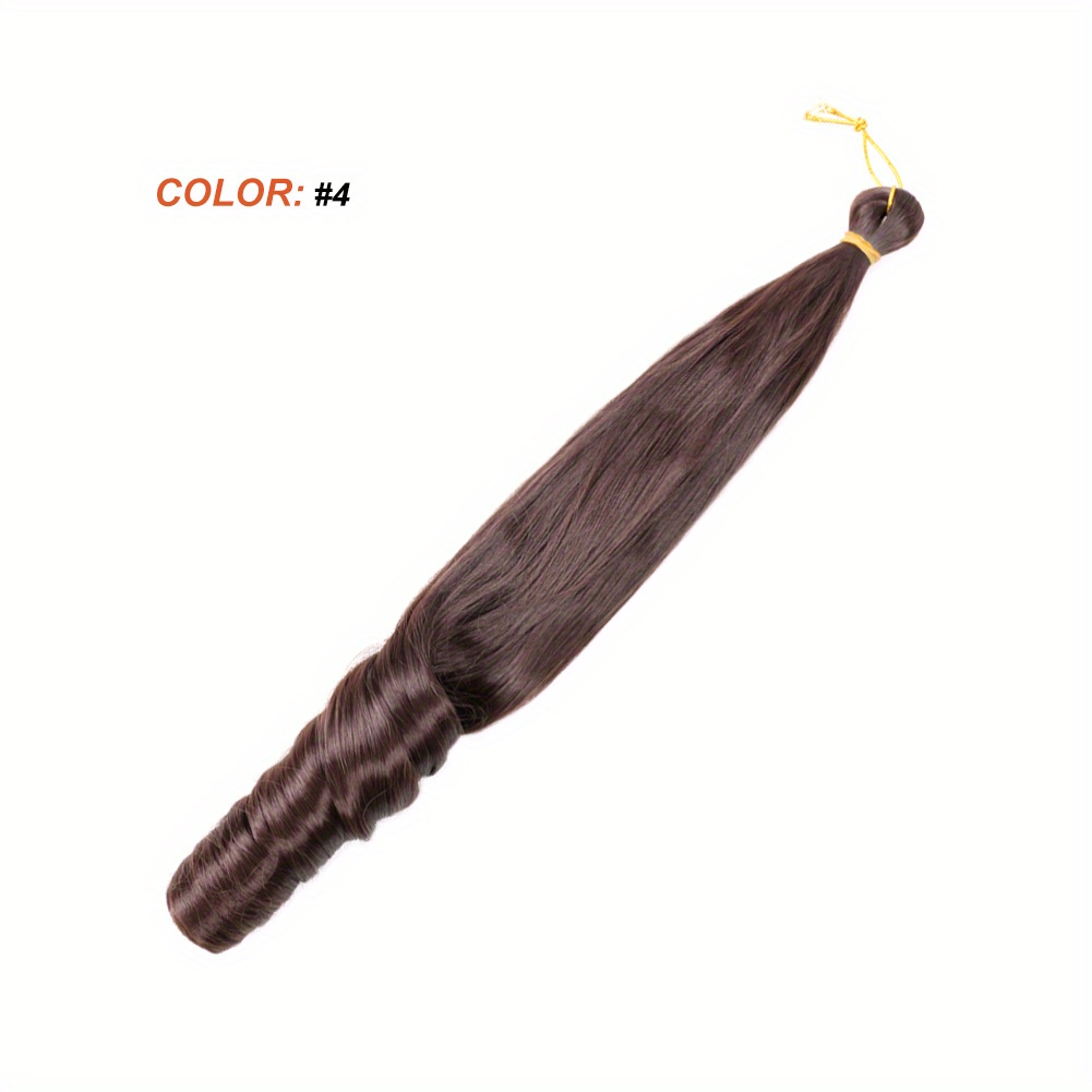 French Crochet Braiding Hair Extensions Loose Wave Bulk - Temu Canada