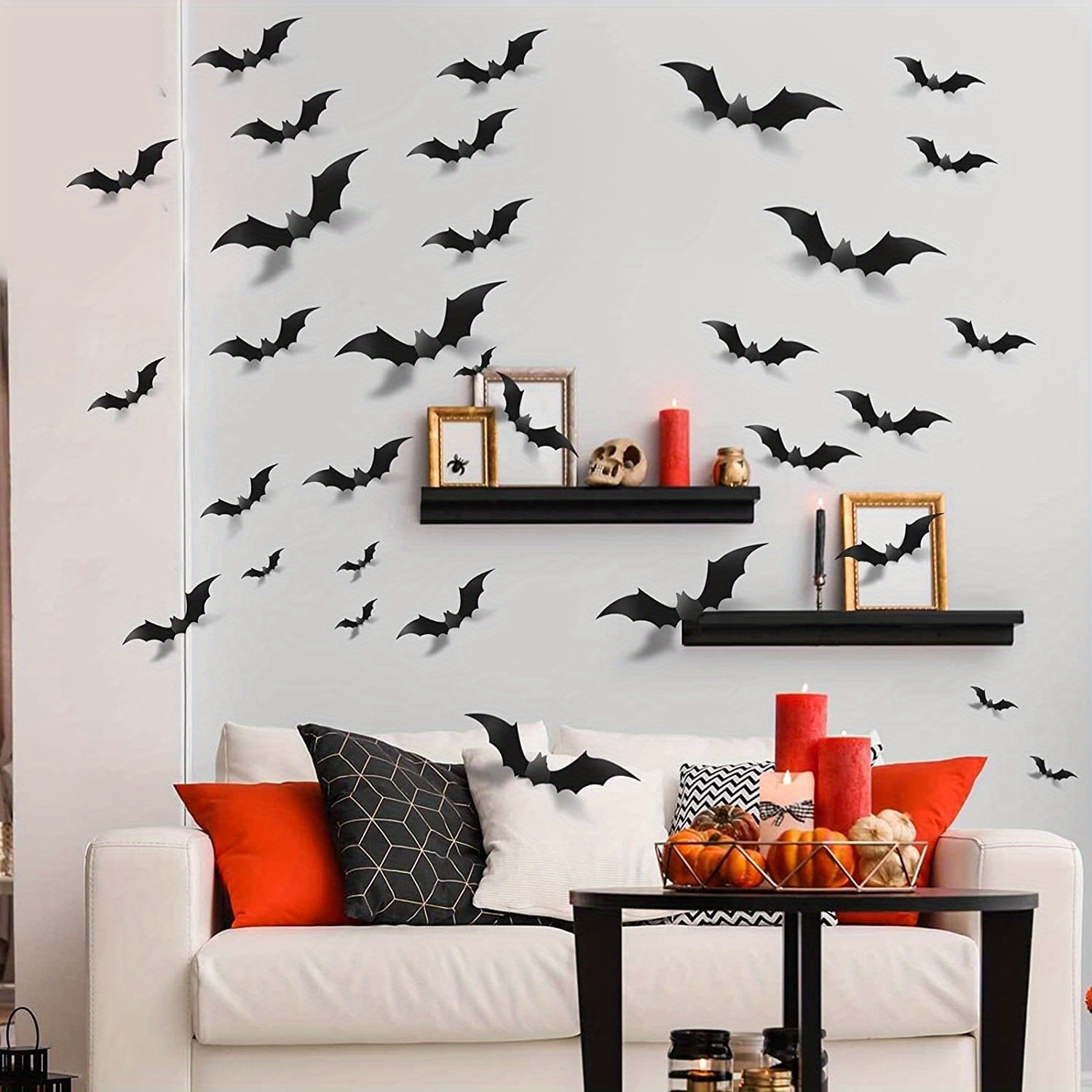 Bats Wall Decor Diy 3d Bats Halloween Decorations 4 - Temu Netherlands