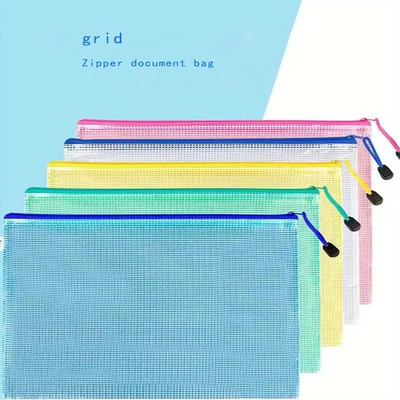 Transparent File Bag Pvc Zipper Bag A4 Data Bag Grid Bag - Temu Norway Transparent File Bag Pvc Zipper Bag A4 Data Bag Grid Bag - Temu Norway
