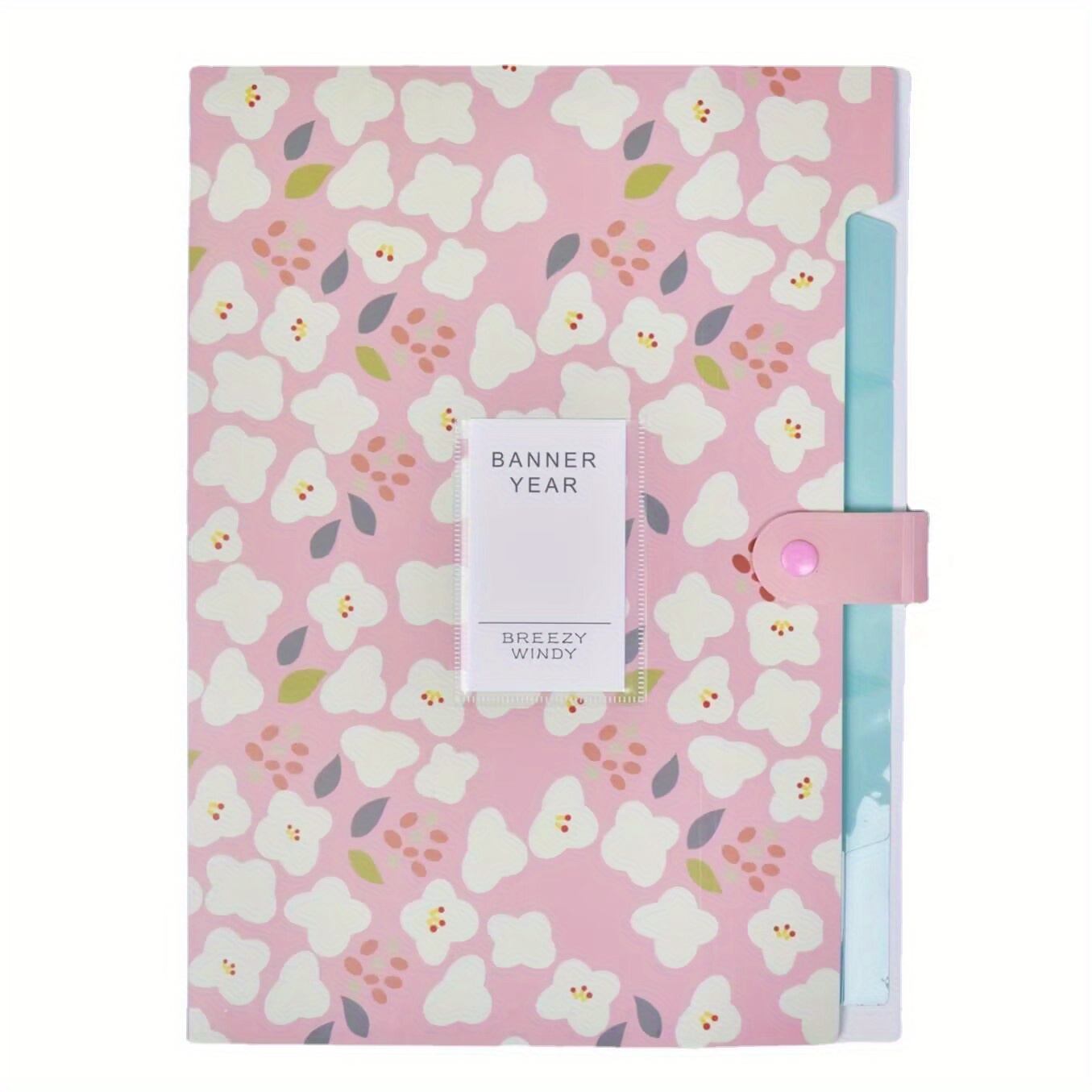 Floral Colorful 6 Compartment Folder Data Sorting Package - Temu Australia