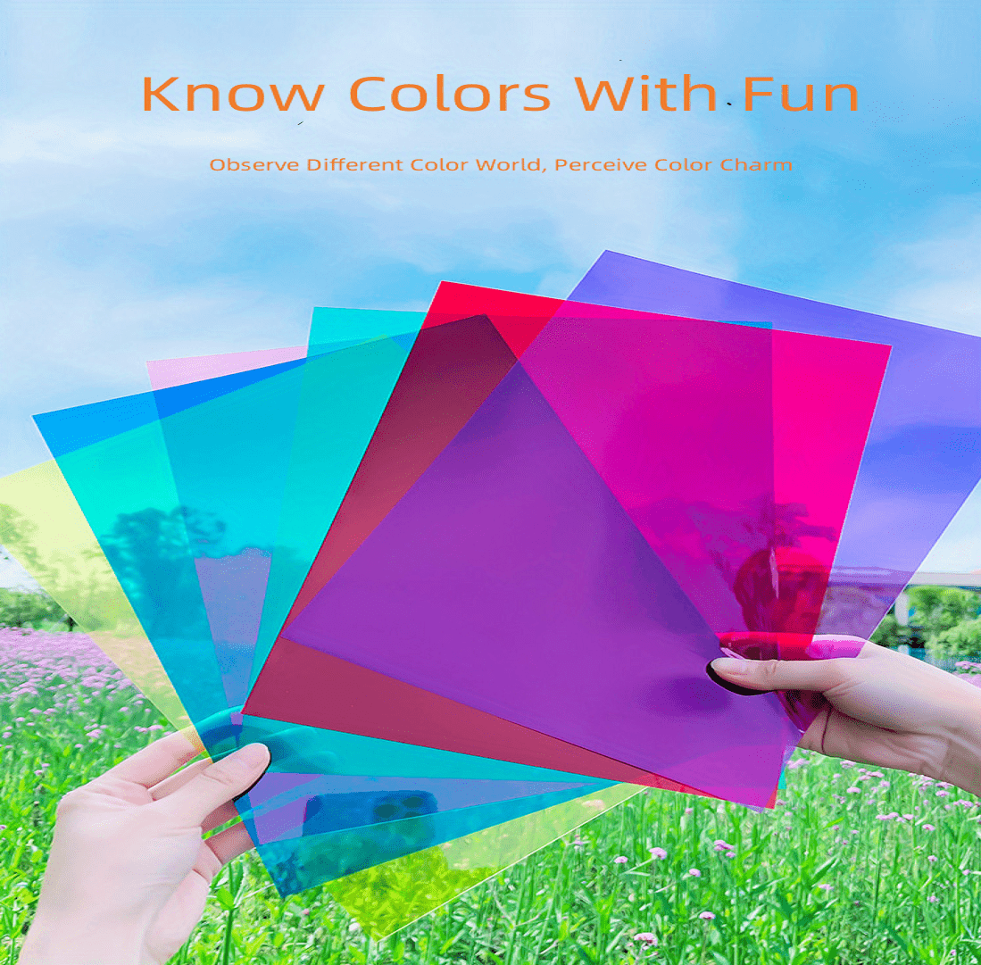 Colored Cellophane Sheets Transparent Translucent Hard Sheet - Temu ...
