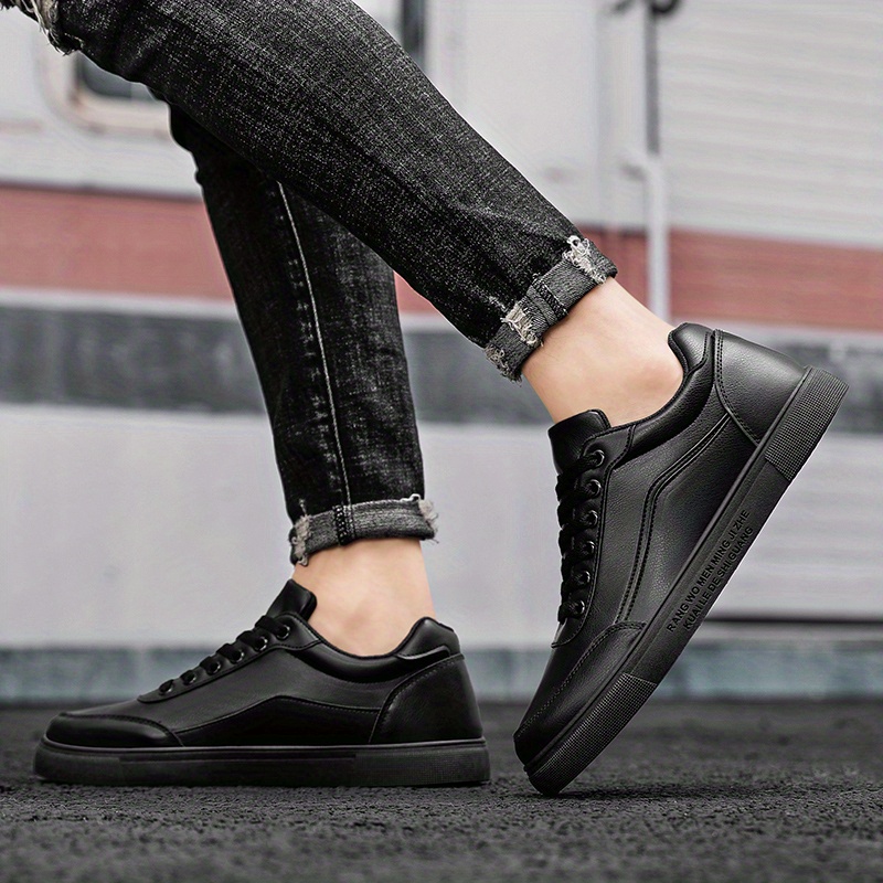 mens trendy skate shoes wear resistant non slip sneakers mens footwear ...