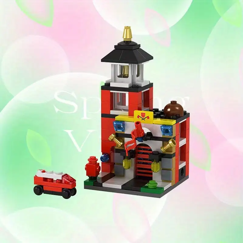 Firefighter Barber Doctor Civil Servant Mini Street View Building ... Firefighter Barber Doctor Civil Servant Mini Street View Building ...