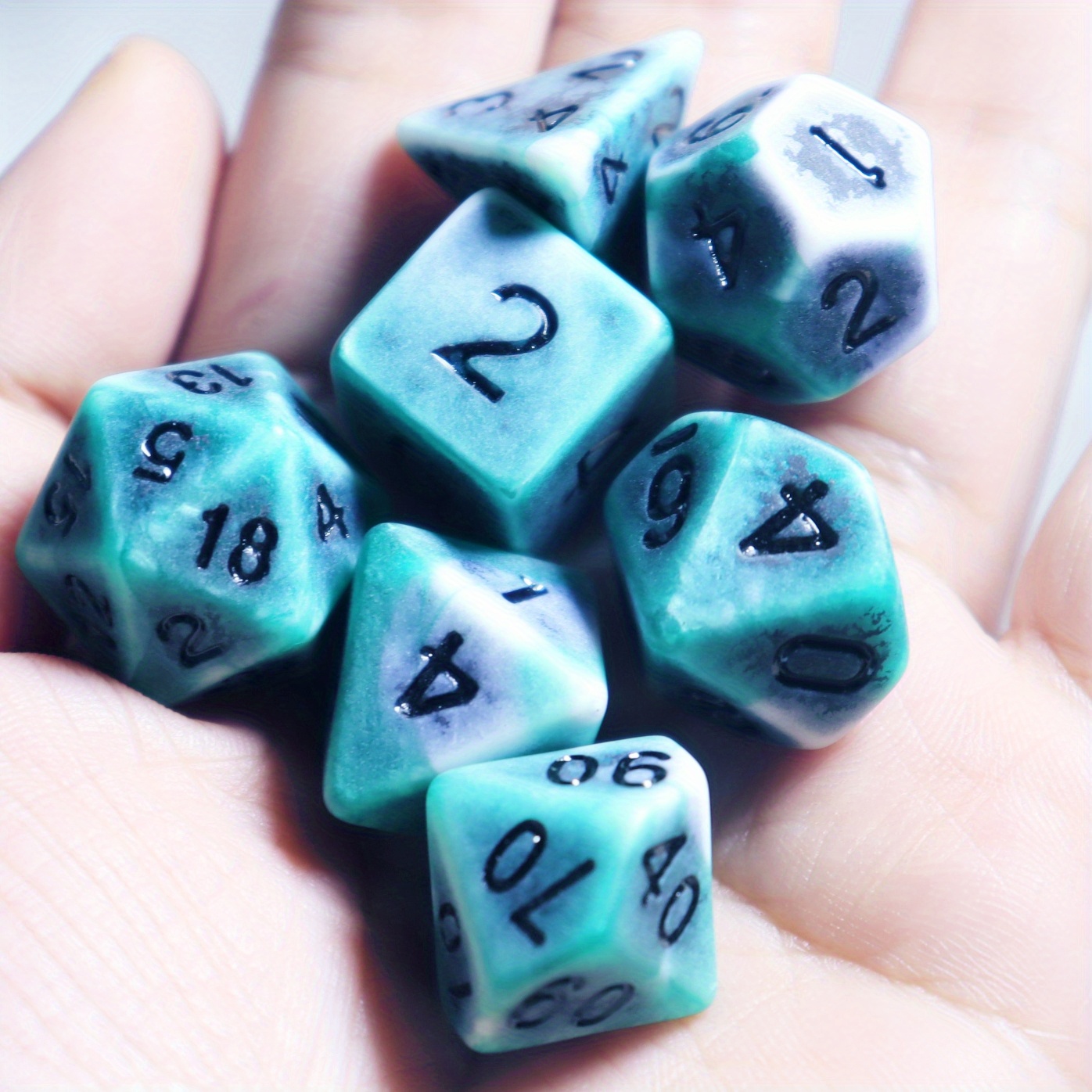 Dnd Game Dice Set Polyhedral Mixed Color - Temu Ireland