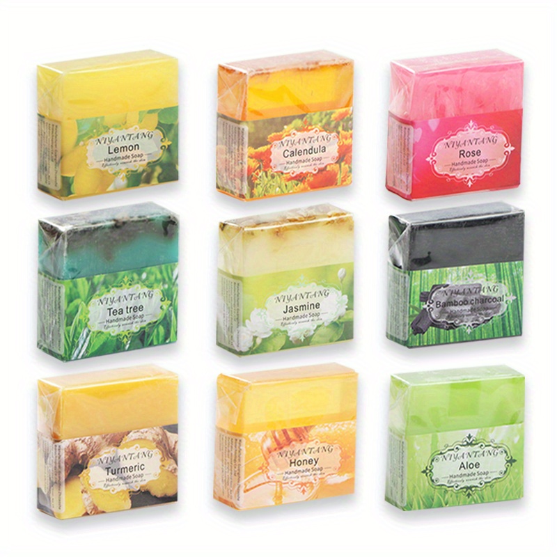 Plant Handmade Essential Oil Soap Turmeric Soap Soap Bar - Temu