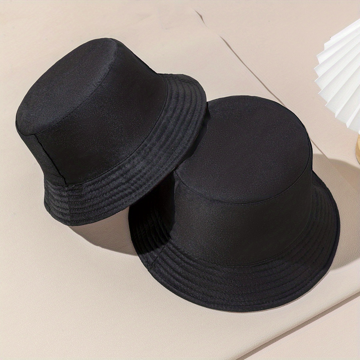 cat print family et hat cartoon cute black reversible - Temu Australia