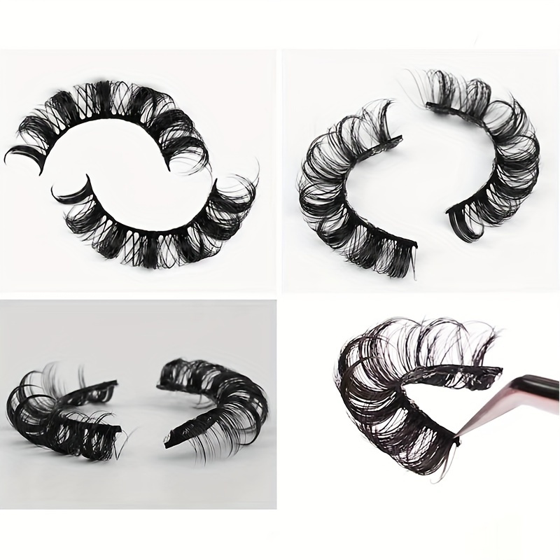 Strip Lashes Dd False Eyelashes Fluffy - Temu Portugal