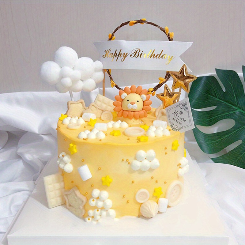 cake topper decoration animals birthday - Temu New Zealand