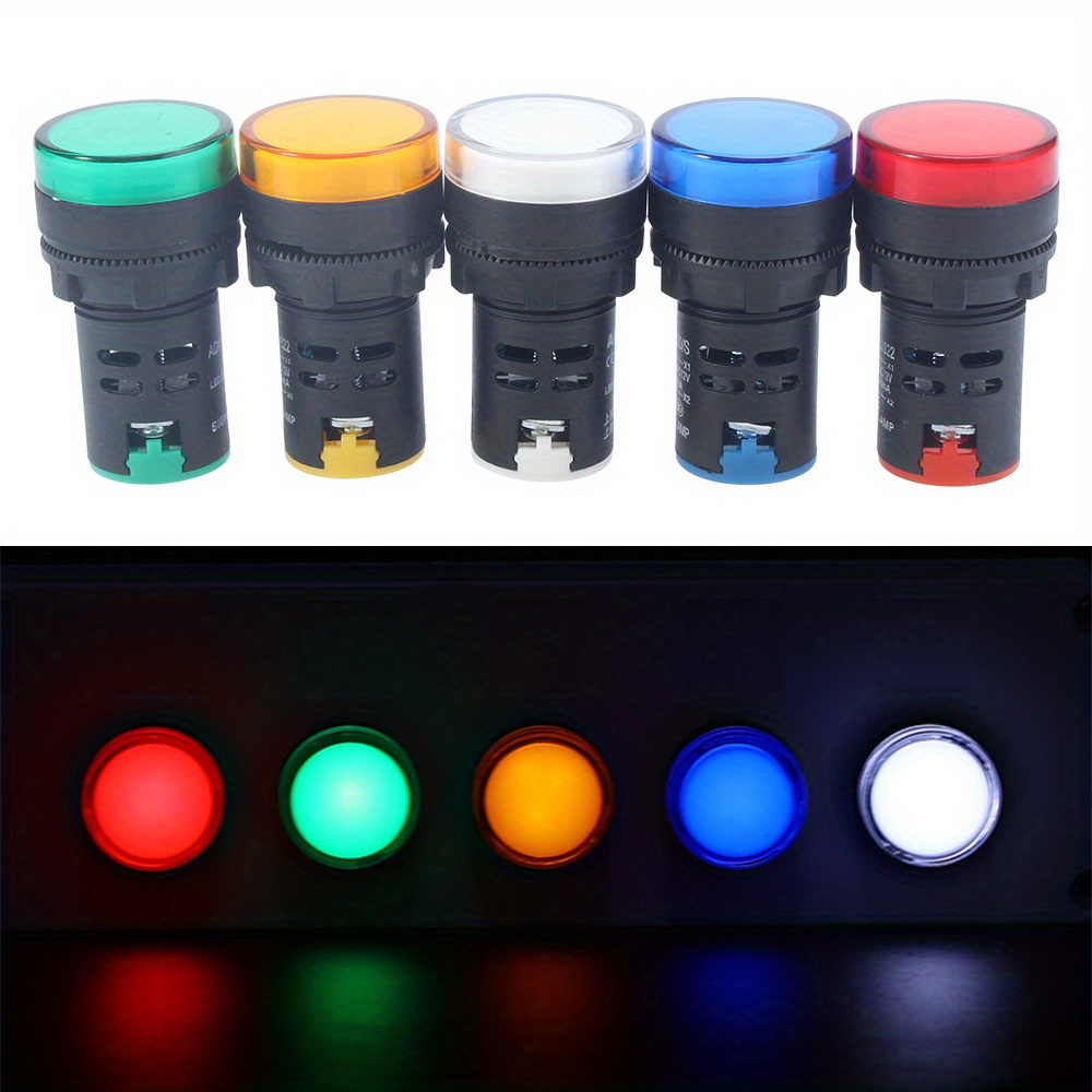 Ac/ 12v 24v 20ma Energy Saving Led Indicator Light - Temu