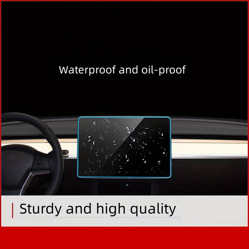Tempered Glass Screen Protector Designed Tesla / - Temu