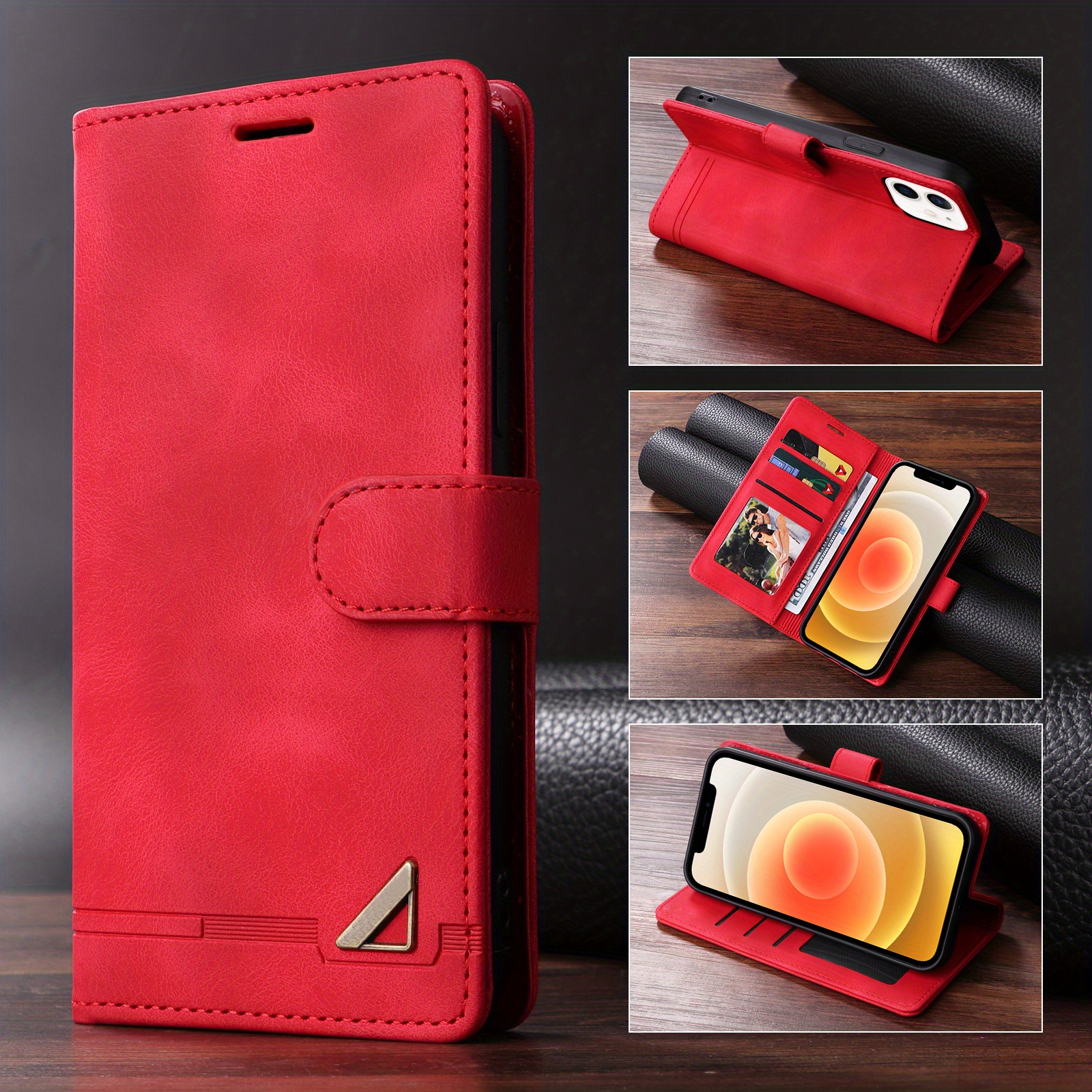 Pu Leather Flip Wallet Case 50 A70 A51 A71 - Temu United