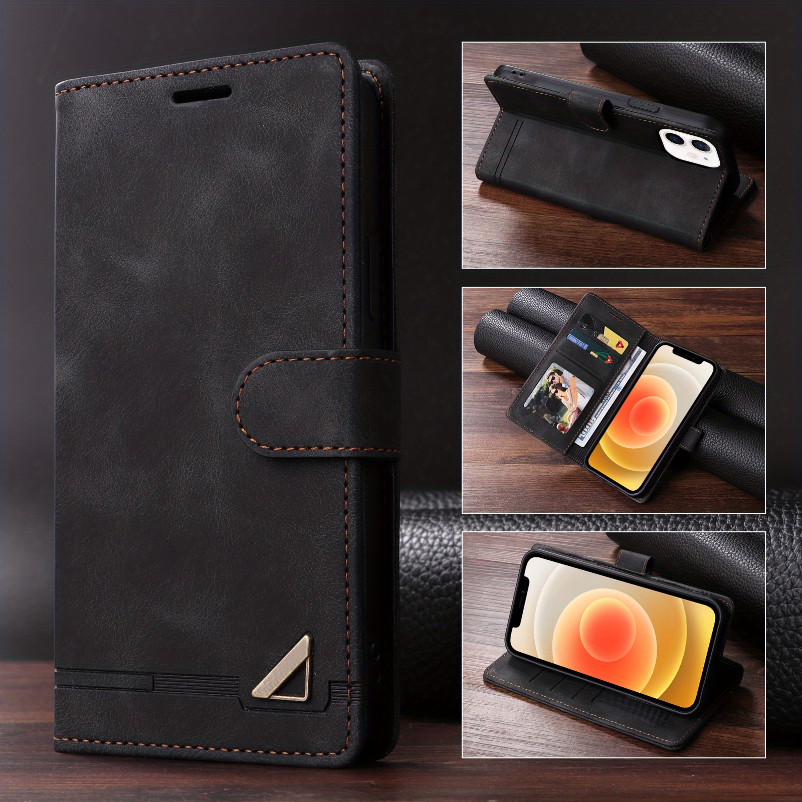 Pu Leather Flip Wallet Case 50 A70 A51 A71 - Temu United