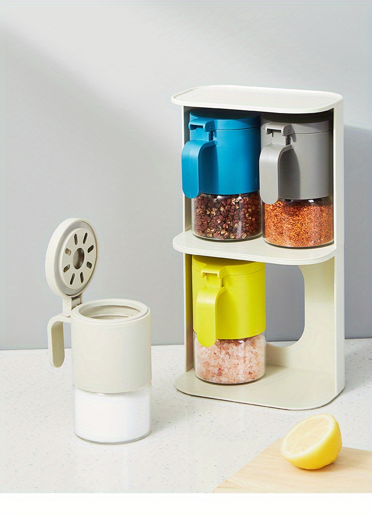 Spice Salt Pepper Shakers Seasoning Bottles Containers Lid - Temu Australia