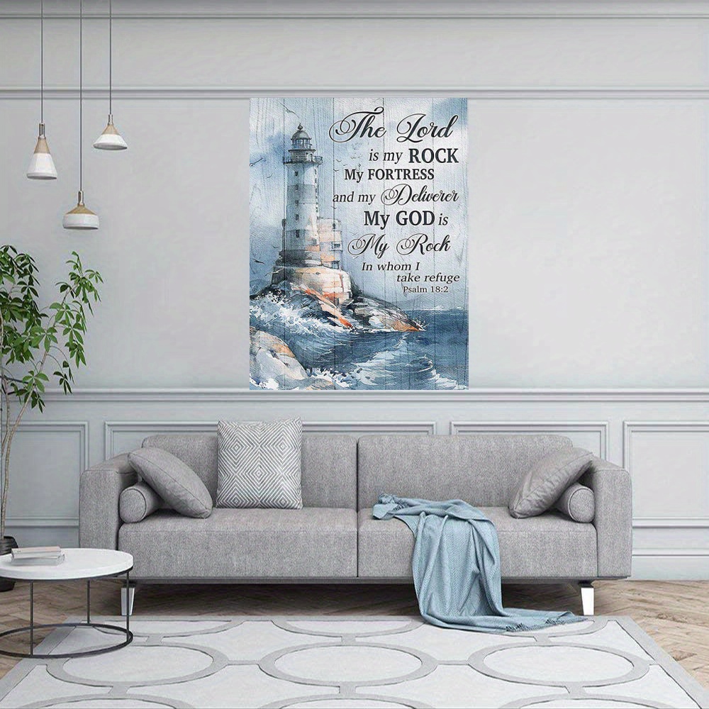 Ocean Lighthouse Wall Art Wall Decor Rustic Coastal Nautical - Temu