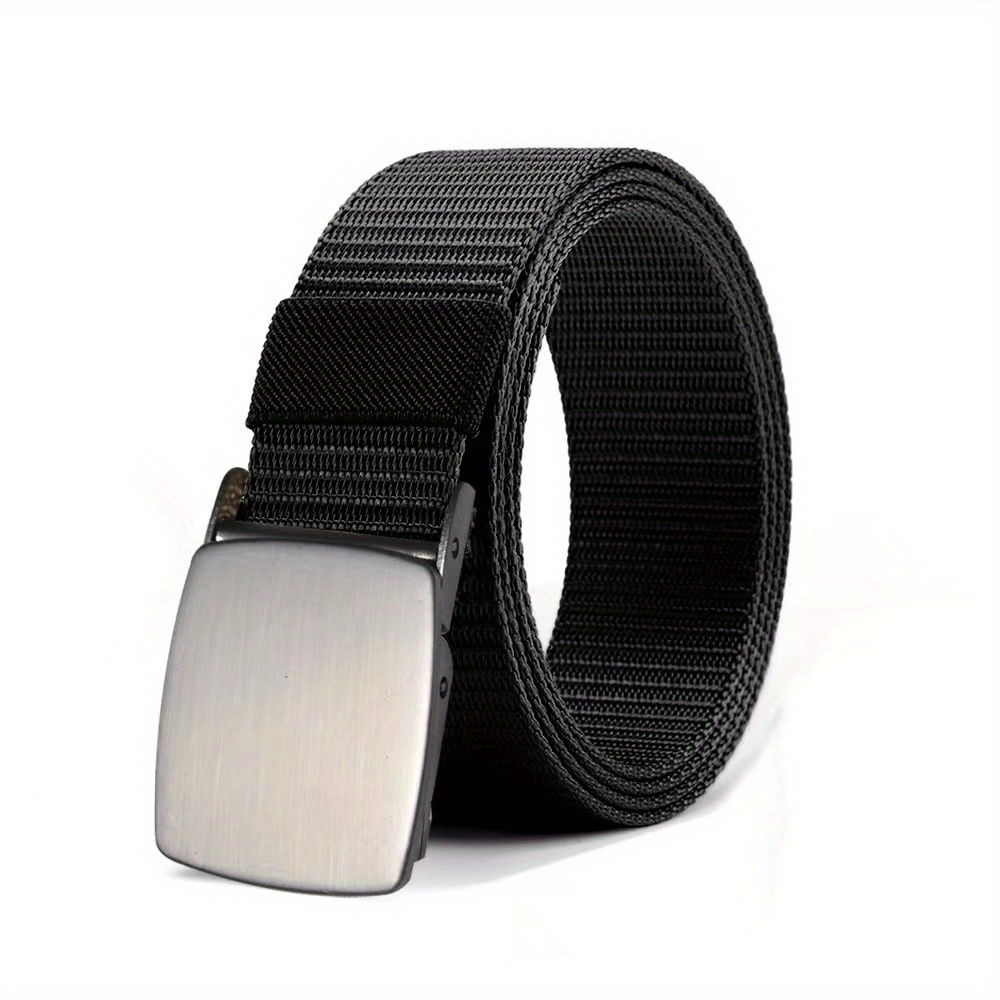 1pc smooth le nylon belt metal canvas military training belt for ...