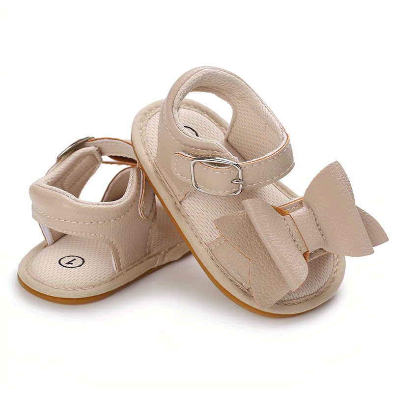 Baby Girls Bowknot Open toe Sandals Lightweight Non slip - Temu New Zealand