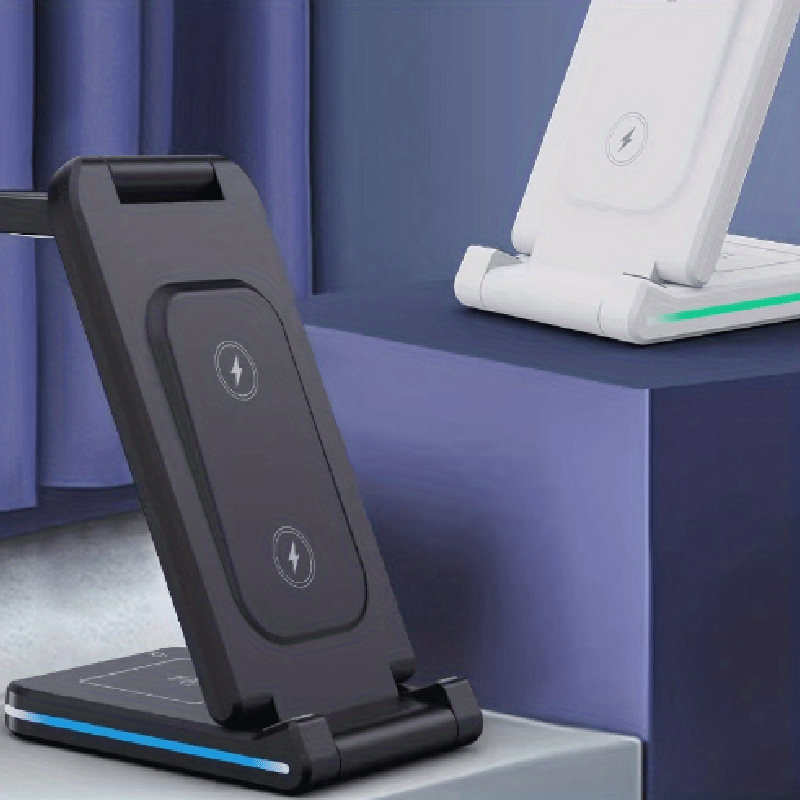 New Folding Four In One Wireless Charger Small Night Light - Temu New ...