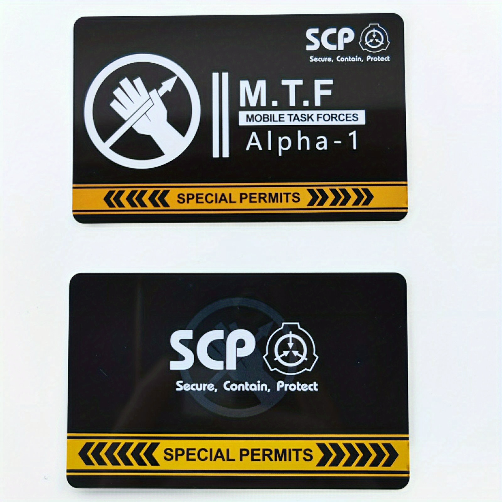Scp Foundation M.t.f Fuerzas Tareas Móviles Tarjeta Cosplay - Temu Mexico