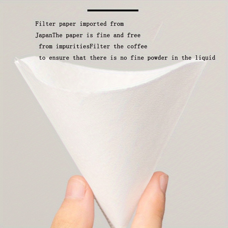 20100pcs 커피 여과지 커피 컵용 여과지 커피 컵용 여과지 2 4 인분 손으로 양조 한 커피 포트 여 Temu Of