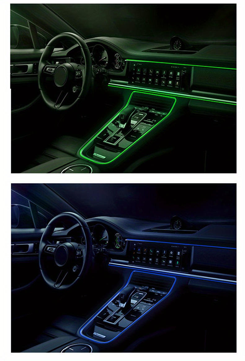 Brighten Car Rgb Ambient Lights 7 Colors Lengths! - Temu New Zealand