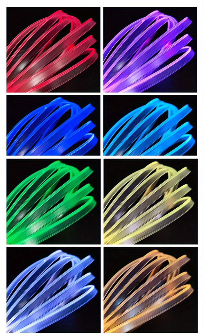 Brighten Car Rgb Ambient Lights 7 Colors Lengths! - Temu New Zealand