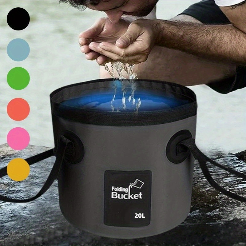 Foldable Bucket Leak proof Folding Water Bucket - Temu