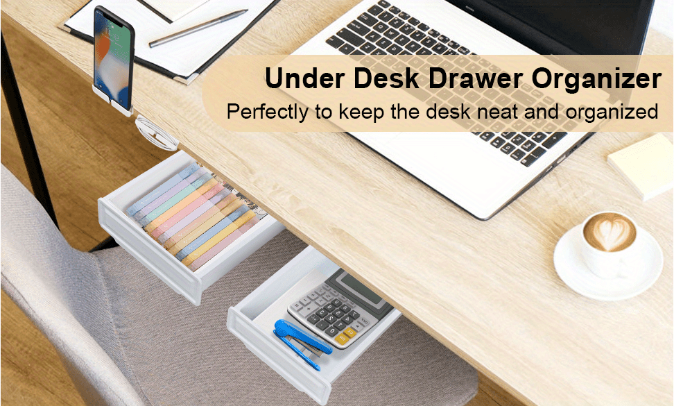 Desk Drawer Storage Box Slide Desktop Drawer Attachment - Temu