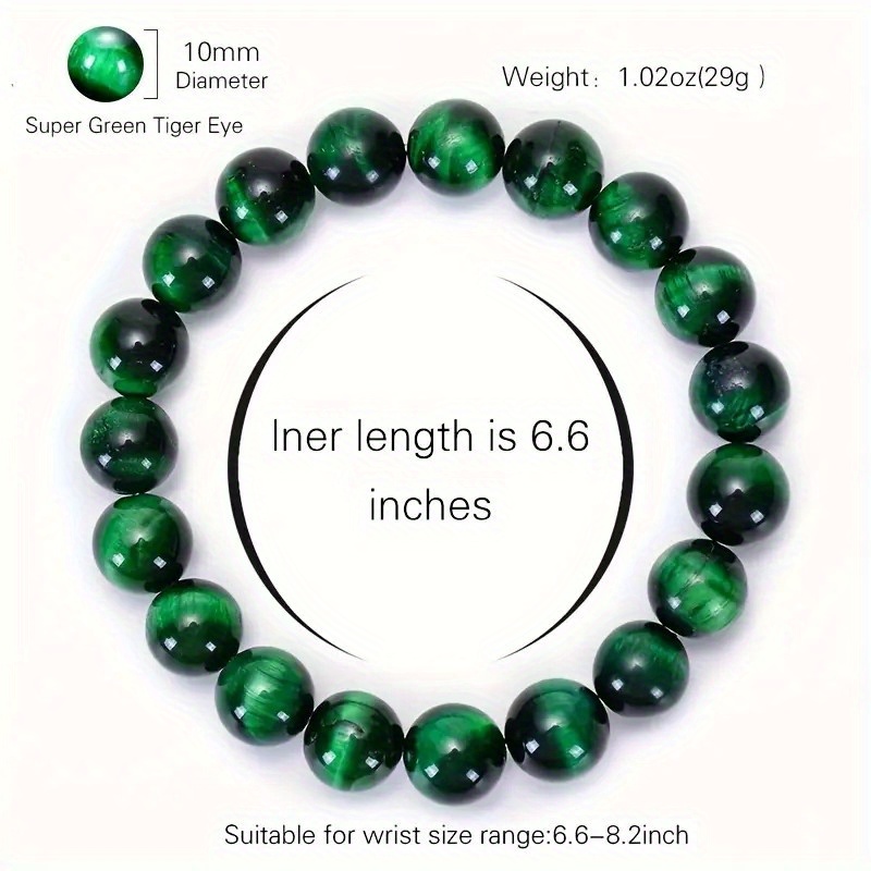 Trendy Classic Round Beads Decorative Bracelet Men Gift - Temu New Zealand