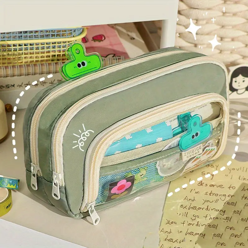 Stationery Bag Pencil Case Large Capacity Pencil Case - Temu Ireland Stationery Bag Pencil Case Large Capacity Pencil Case - Temu Ireland