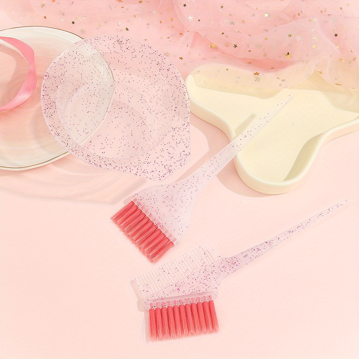 Professional Hair Dyeing Kit Tinting Brush - Temu